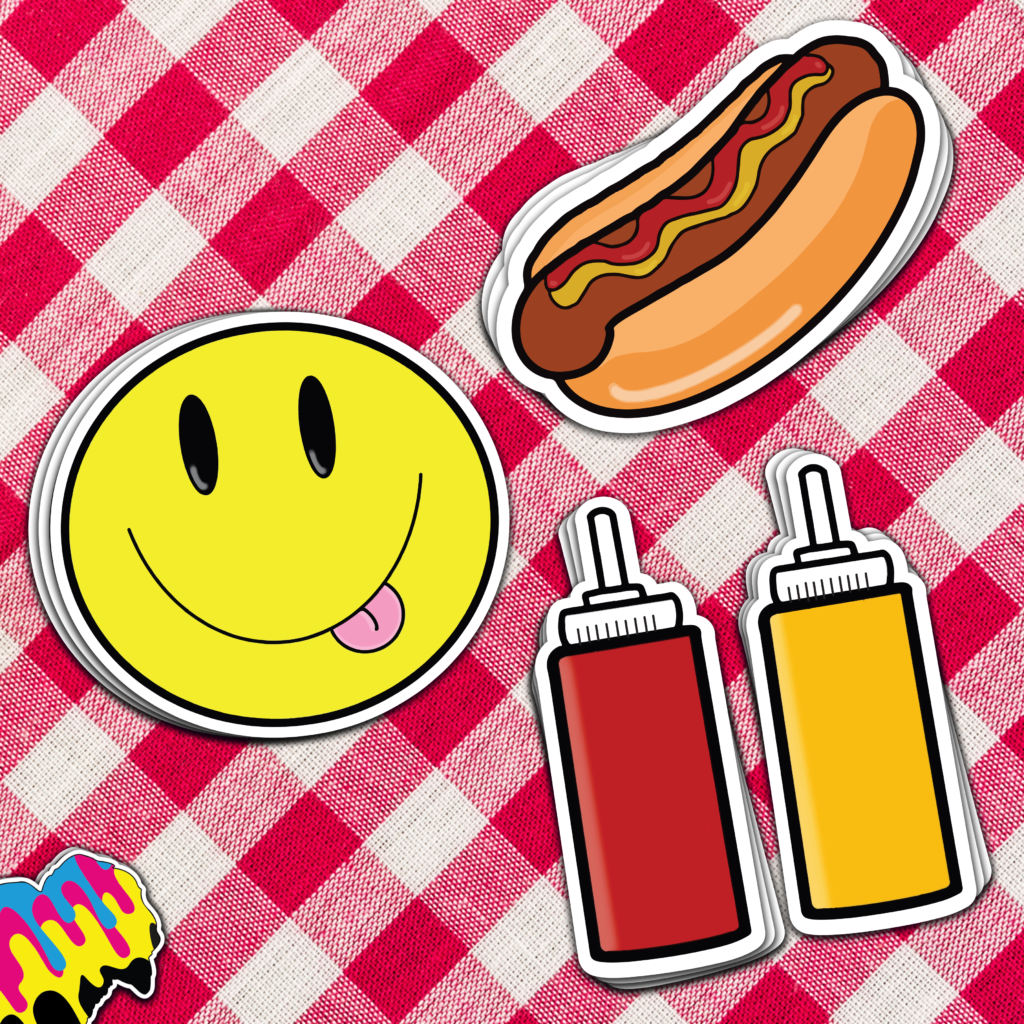 Hot Dog Sticker Pack! – Buffalo Sticker Company
